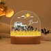 Personalized Tractor Night Light, Custom Name Night Light, Farming Boys ...
