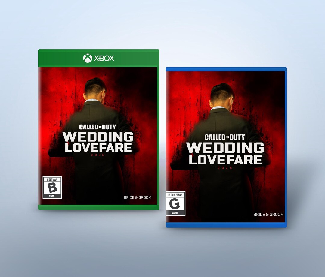 Groomsman Best Man Proposal Card Call of Duty Inspired for Gamers - Etsy