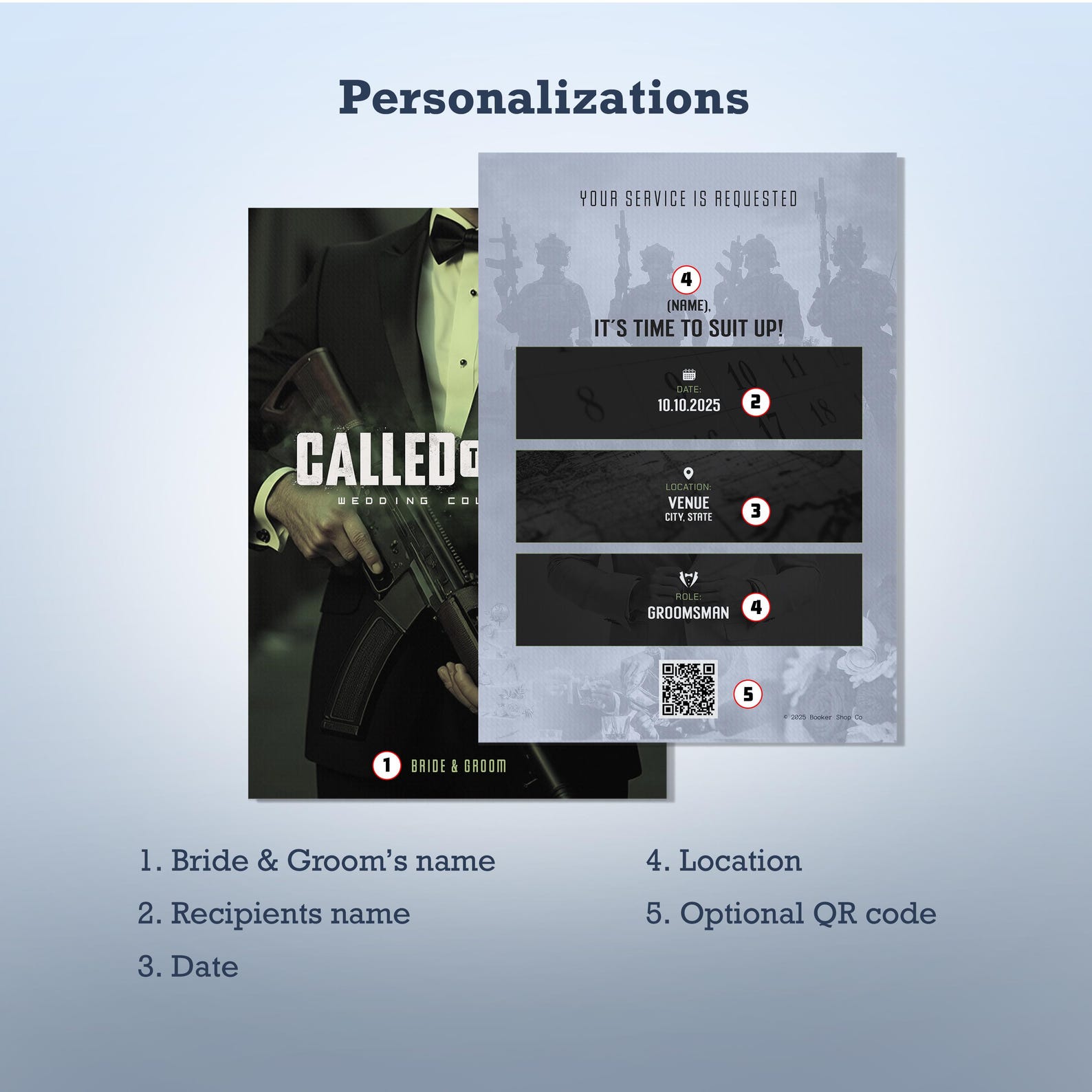 Custom Groomsman Proposal Card – Video Game Called to Duty: Wedding ...