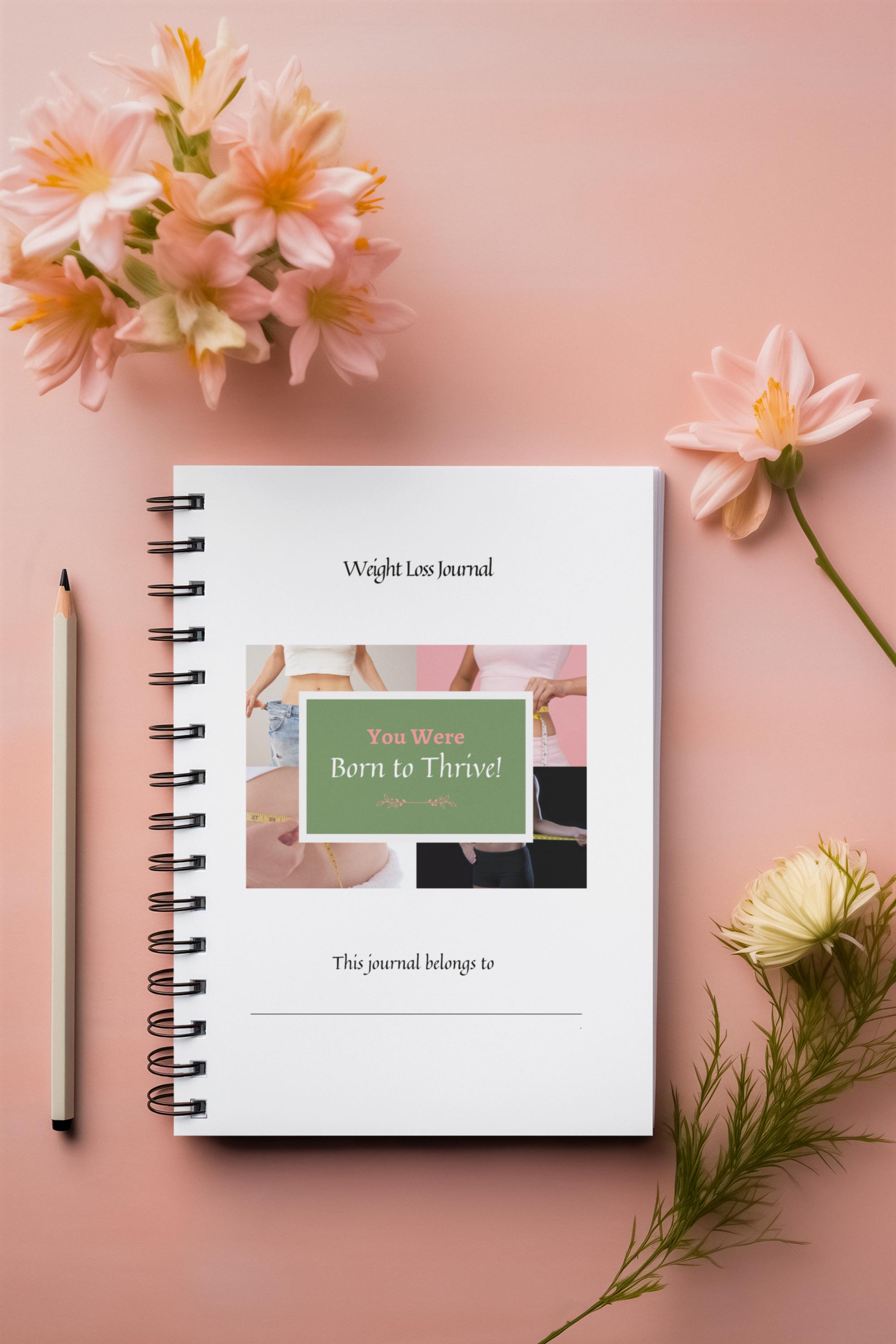 Weight Loss Journal | Printable Journal | Digital Weight Loss Journal ...