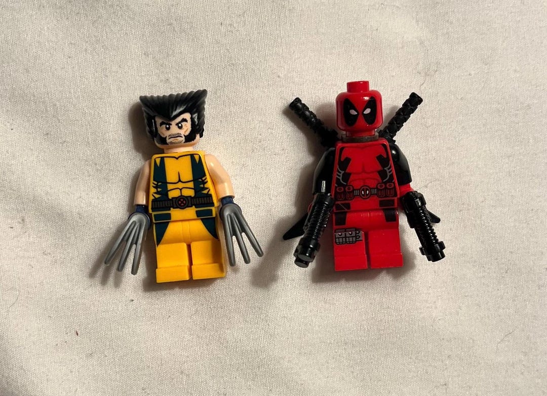 LEGO® Deadpool and Wolverine Minifigures FREE Shipping - Etsy