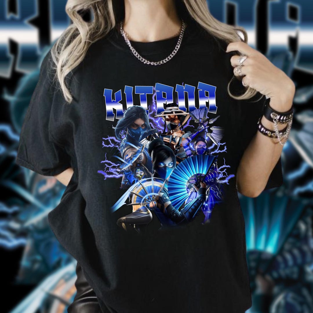 Kitana Mileena Mortal Kombat Merch MK11, MK1 Oversized & Fighting Game ...