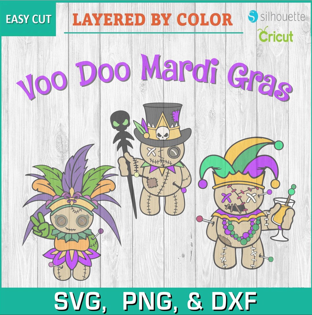 Voo Doo Doll, Voo Doo, Mardi Gras, Big Easy - Silhouettes Digital ...