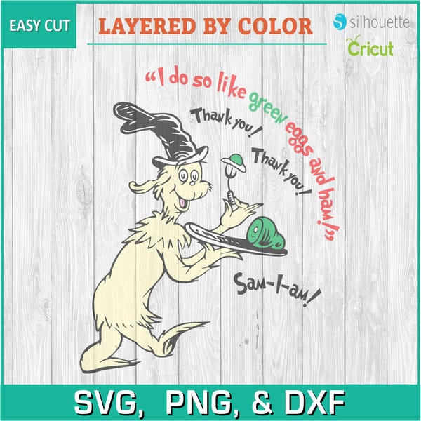Sam I Am Svg - Etsy