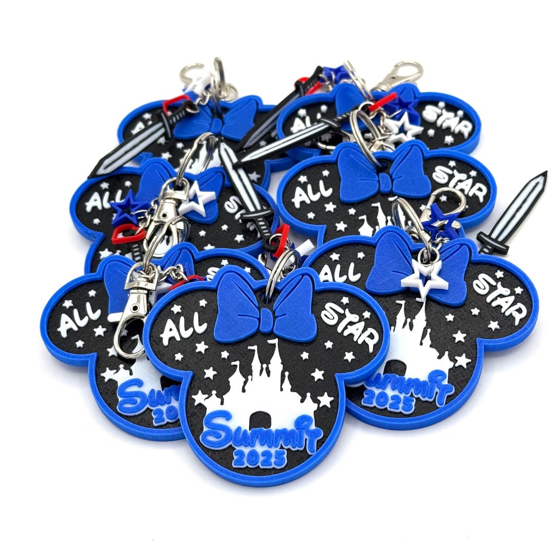 Custom Made to Order - Cheer 3D Printed Keychains & Tags – Cheer Squad ...