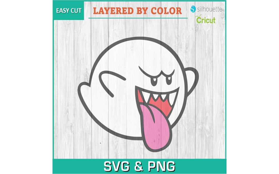 Boo, Mario, Luigi, Video Games, Game - Silhouettes Digital Download ...