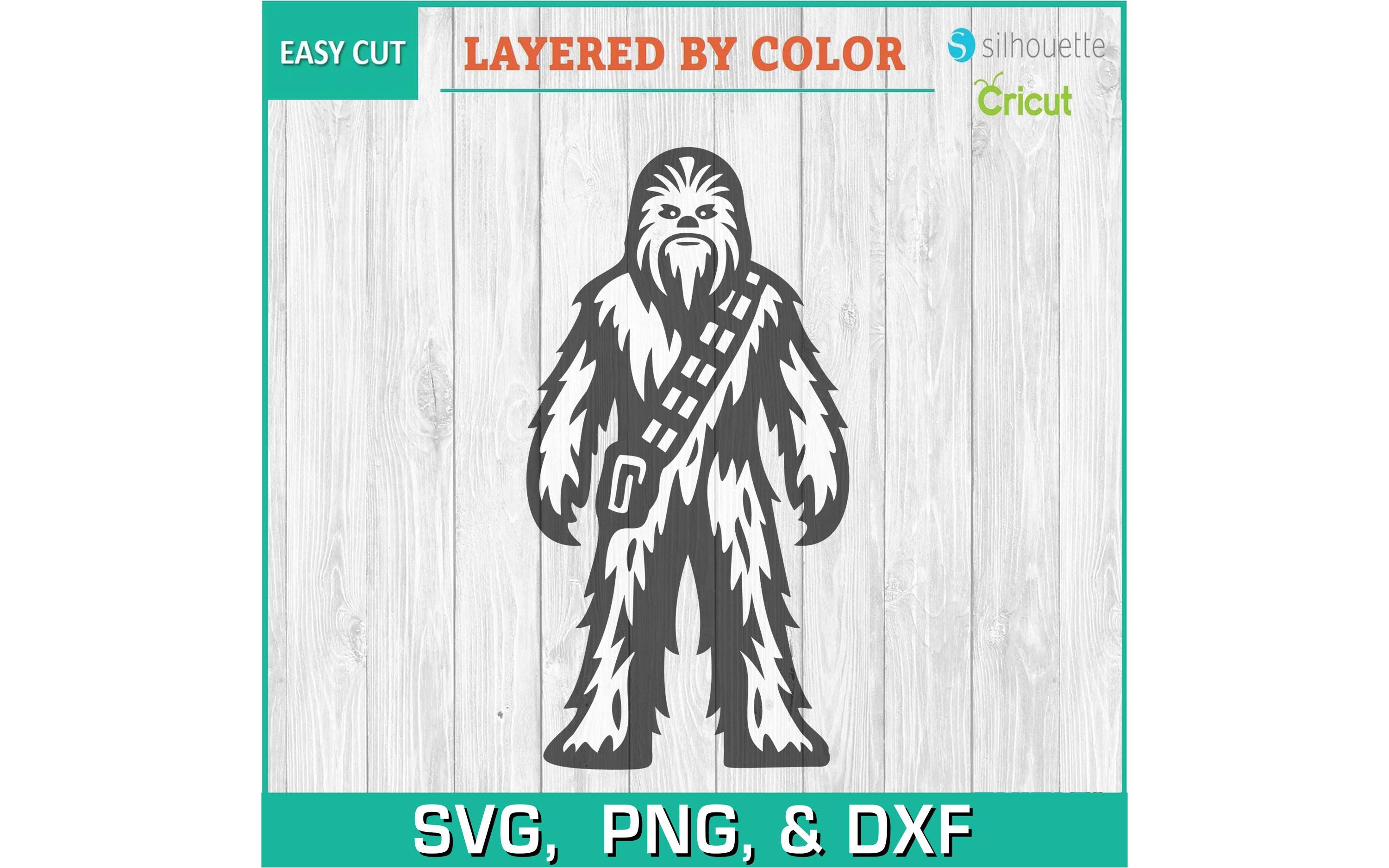 Star Wars, Chewie, Chewbacca, Rebel, Empire, Hans Solo - SVG, PNG, DXF ...