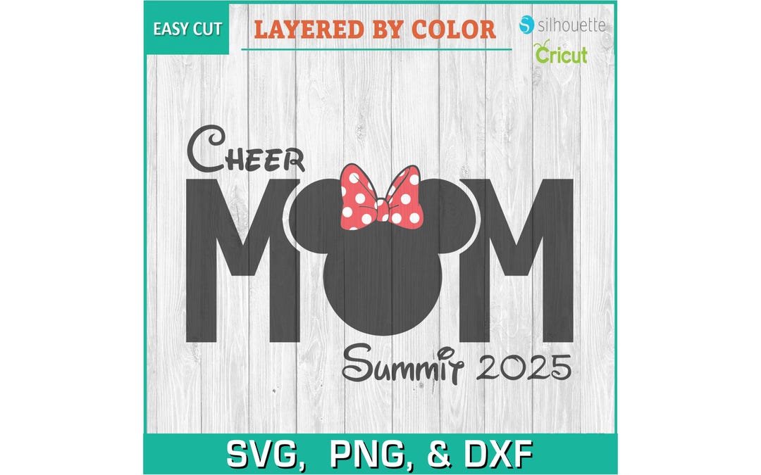 2025 Cheer Summit, Cheer Mom, Cheer Leader, Worlds - Silhouettes ...