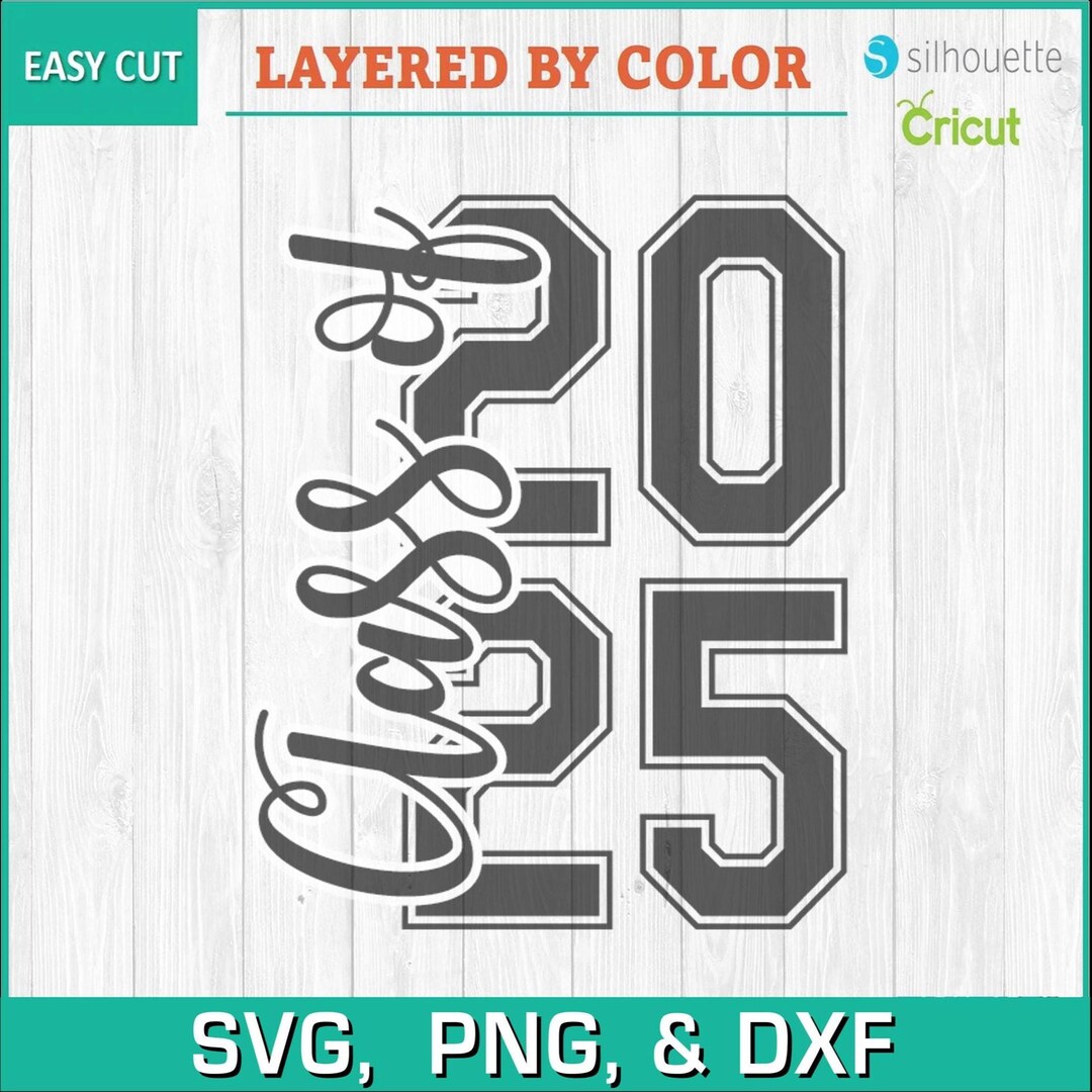 Class of 2025, Graduation Svg, Graduate - Silhouettes Digital Download ...
