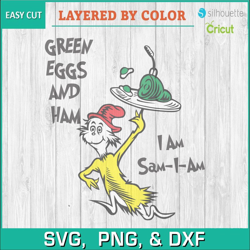 Sam I Am Svg - Etsy
