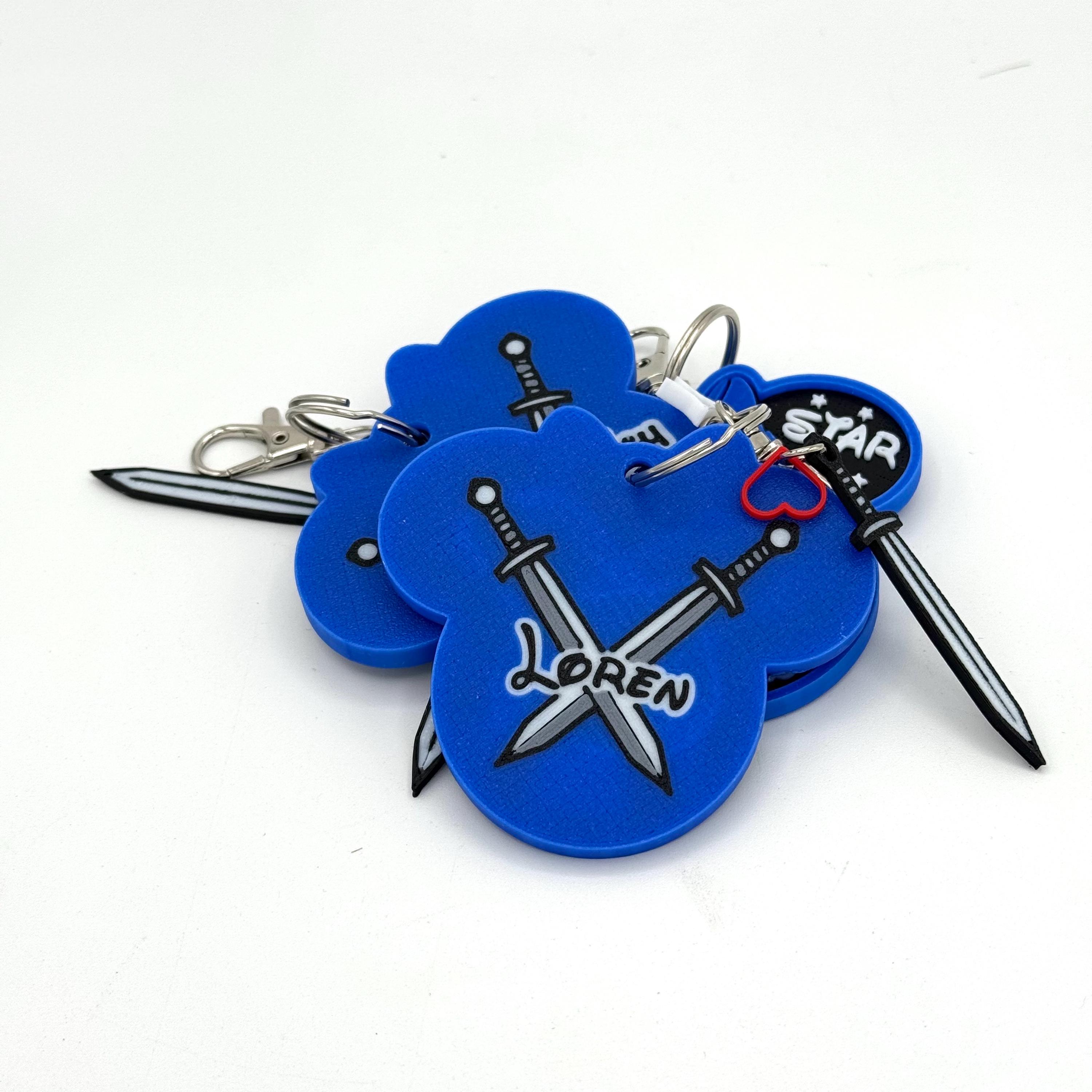 Custom Made to Order - Cheer 3D Printed Keychains & Tags – Cheer Squad ...