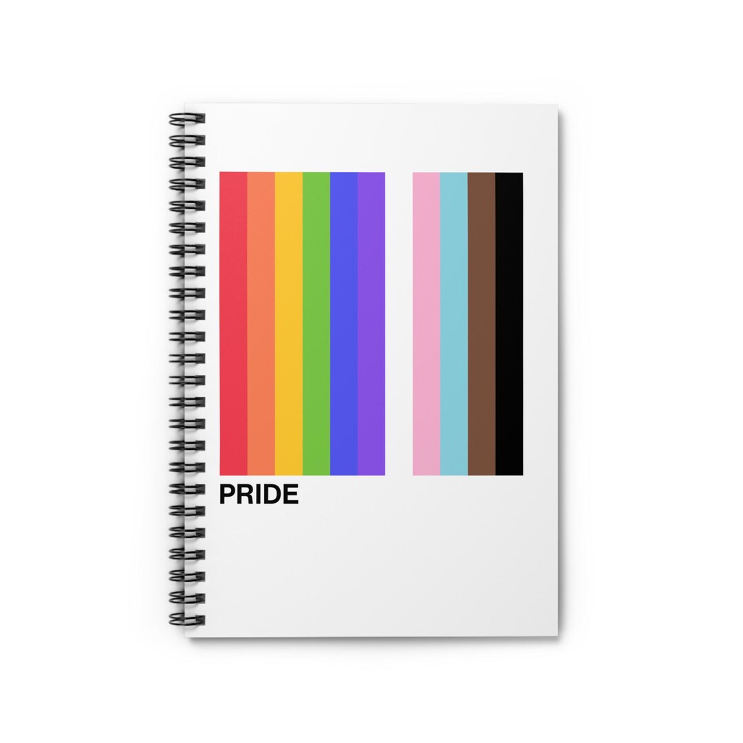 Pride Pantone | Spiral Notebook LGBTQ+ Journal, Gift for Pride Month ...