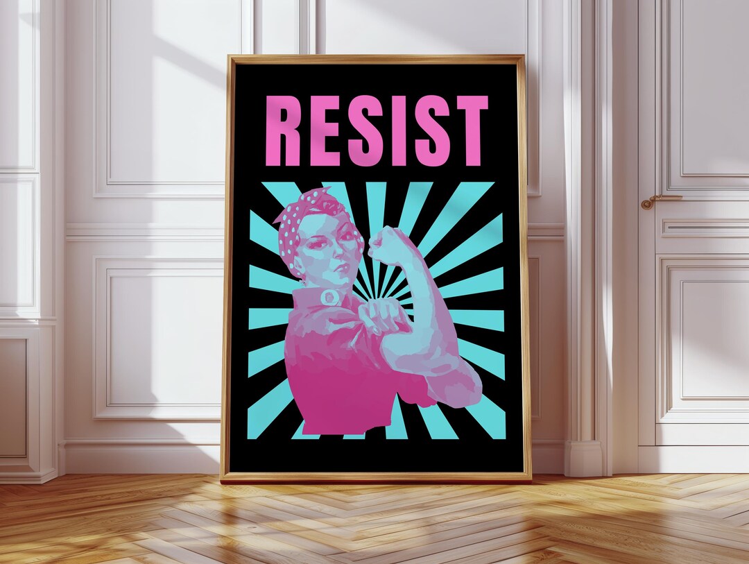 Resist! Digital Poster - Etsy