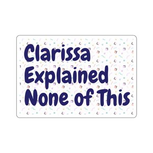Clarissa Explained None of This 90s Nostalgia Sticker - Etsy