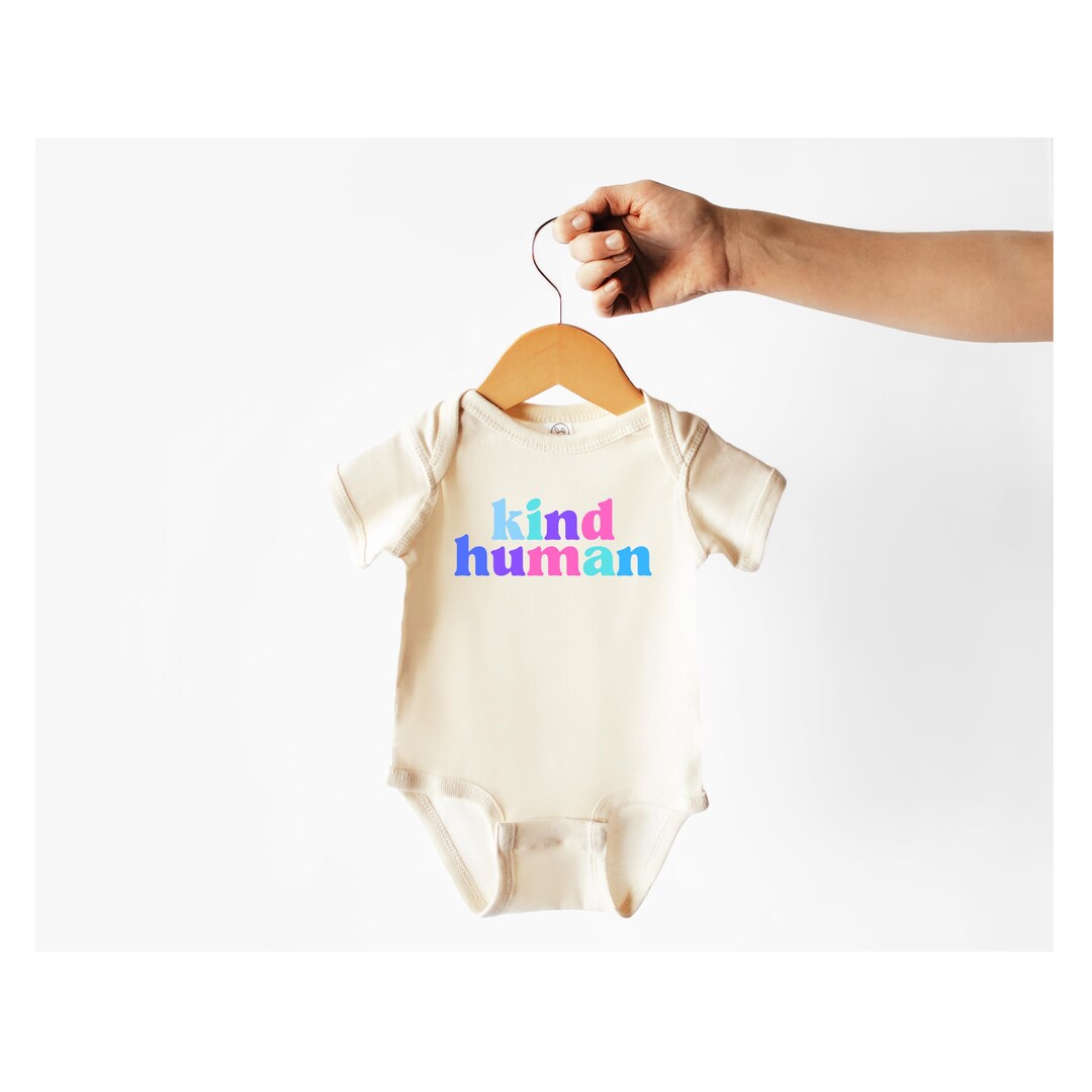 Kind Human Infant Onesie (colorful) - Etsy