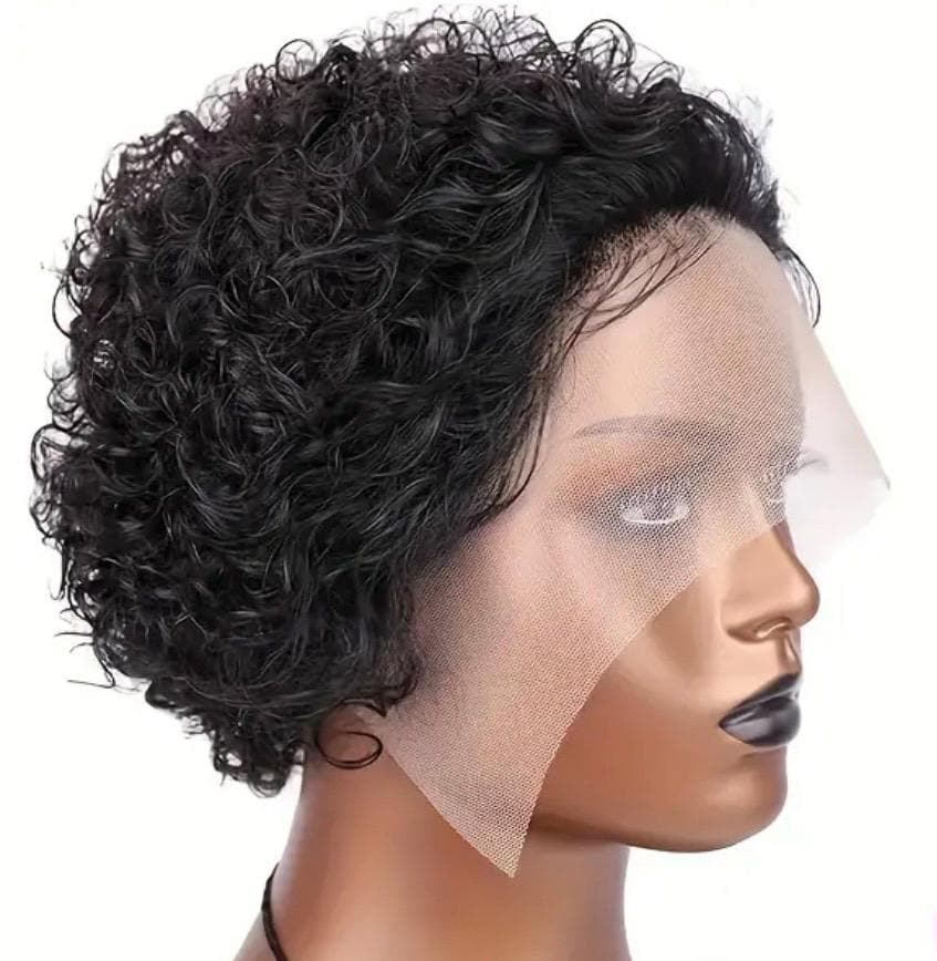 Bob Curly Hair Wig Etsy UK