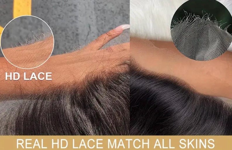 Full Virgin Human Hair | Black Body Wave Glueless HD Lace Front Wig ...