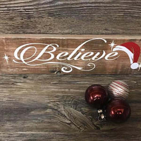 Believe Sign - Etsy