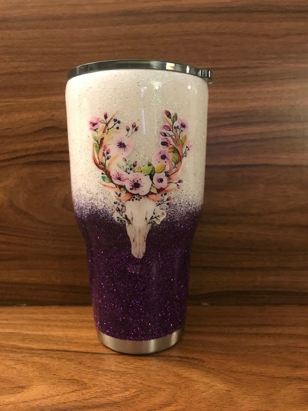 Bullhead Skull Cup, Deer Skull, Steer Skull, Stainless Steel Tumbler ...