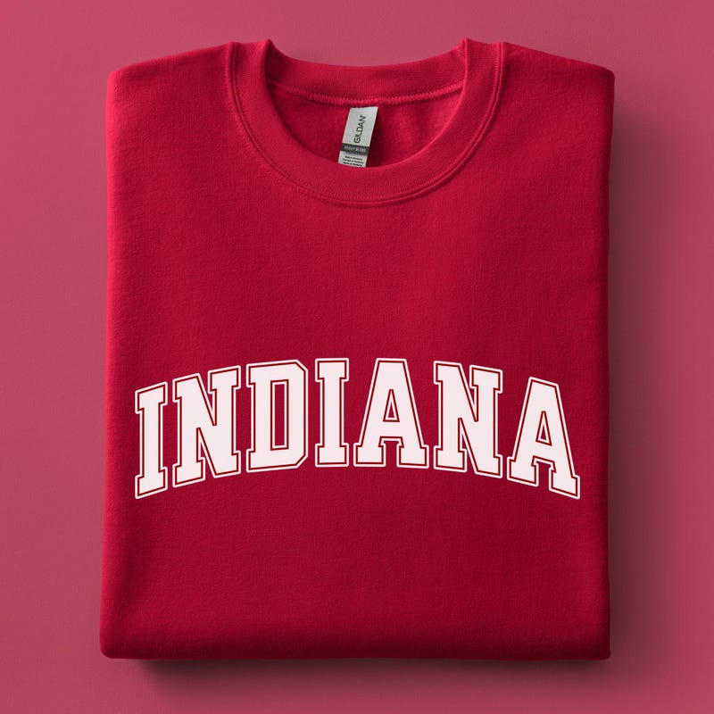 Retro Indiana Logo Svg - Etsy