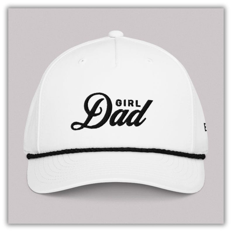 Girl Dad Ball Cap, Embroidered Baseball Hat, Personalization Option ...