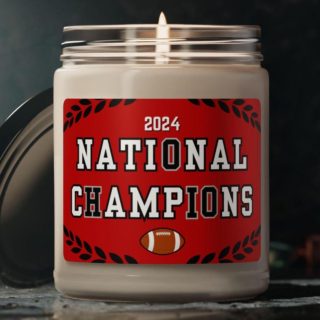 OSU 2024 National Champions Candle, Ohio State Buckeyes Student, Alumni ...