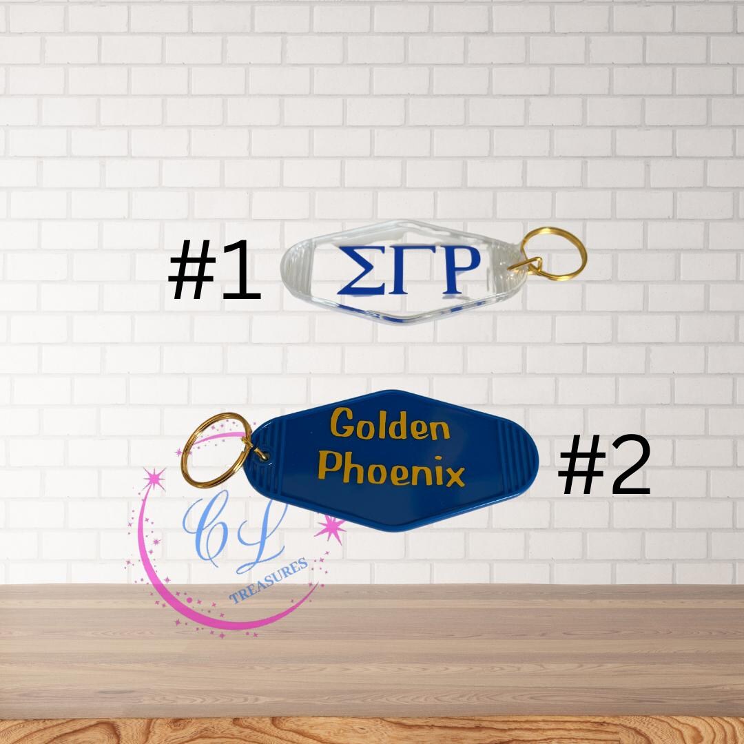 Custom Sigma Gamma Rho Inspired Keychains - Etsy