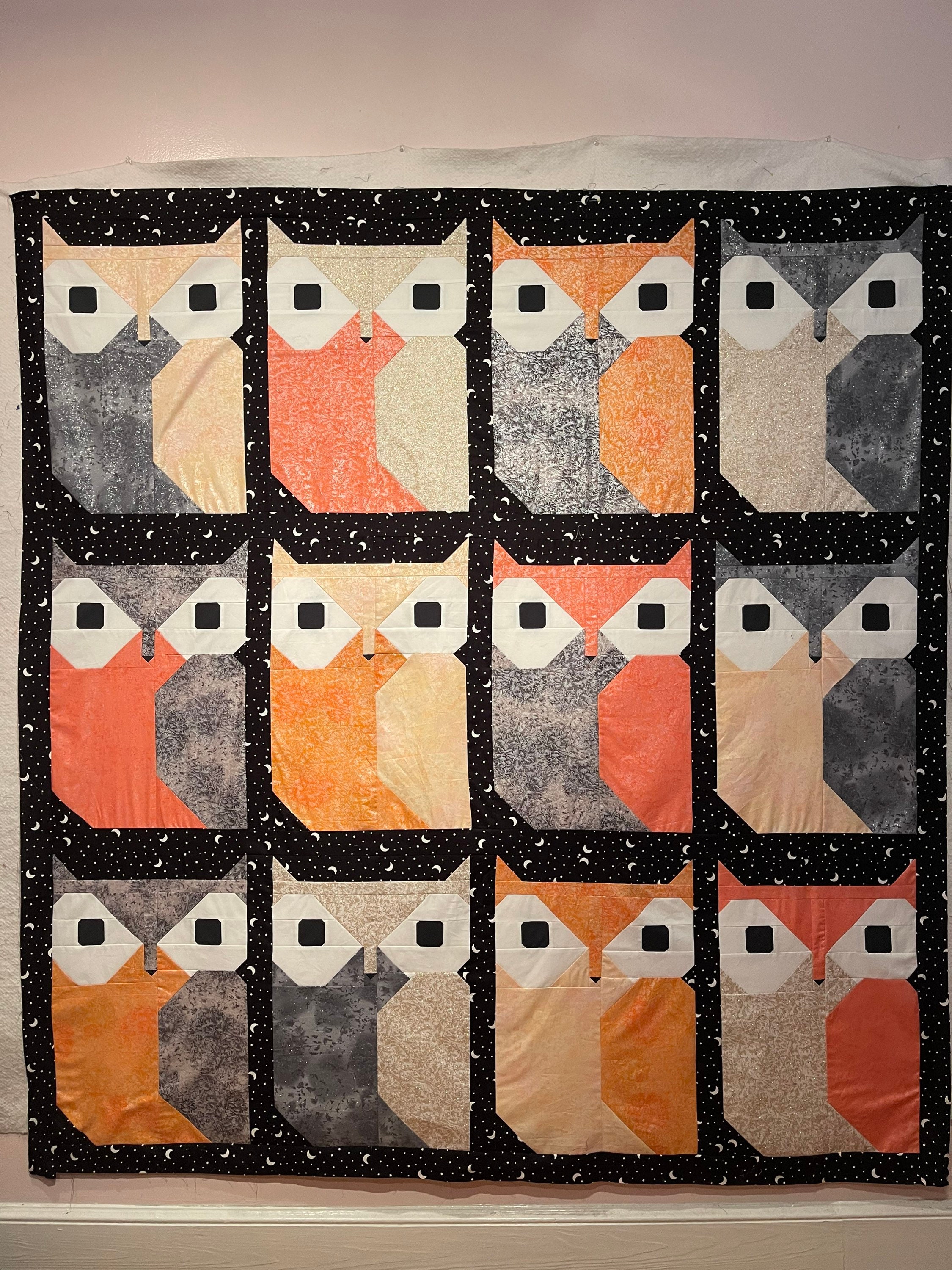 Midnight Owl Quilt Pattern PDF - Etsy