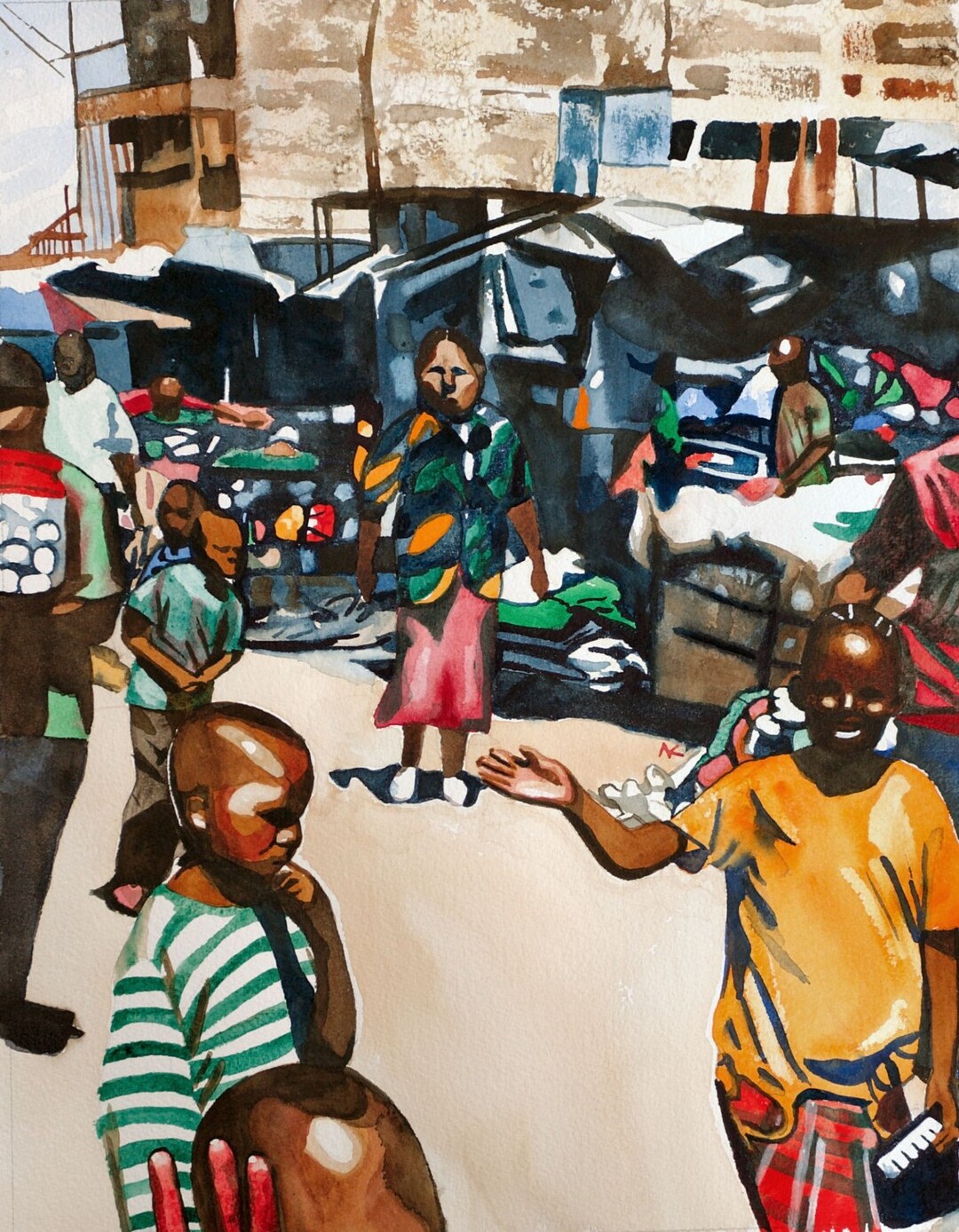Life in the Soweto Slum Market -PRINT - Etsy