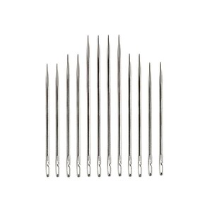 12 Side Hole Needles, Stainless Steel Sewing Needles, 3 Sizes, - Etsy