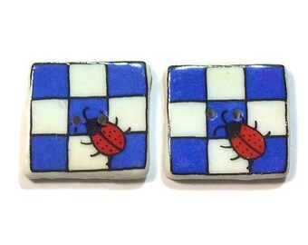 Hand painted buttons | Etsy