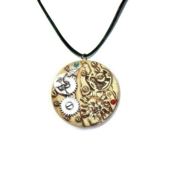 Gear Pendant - Etsy