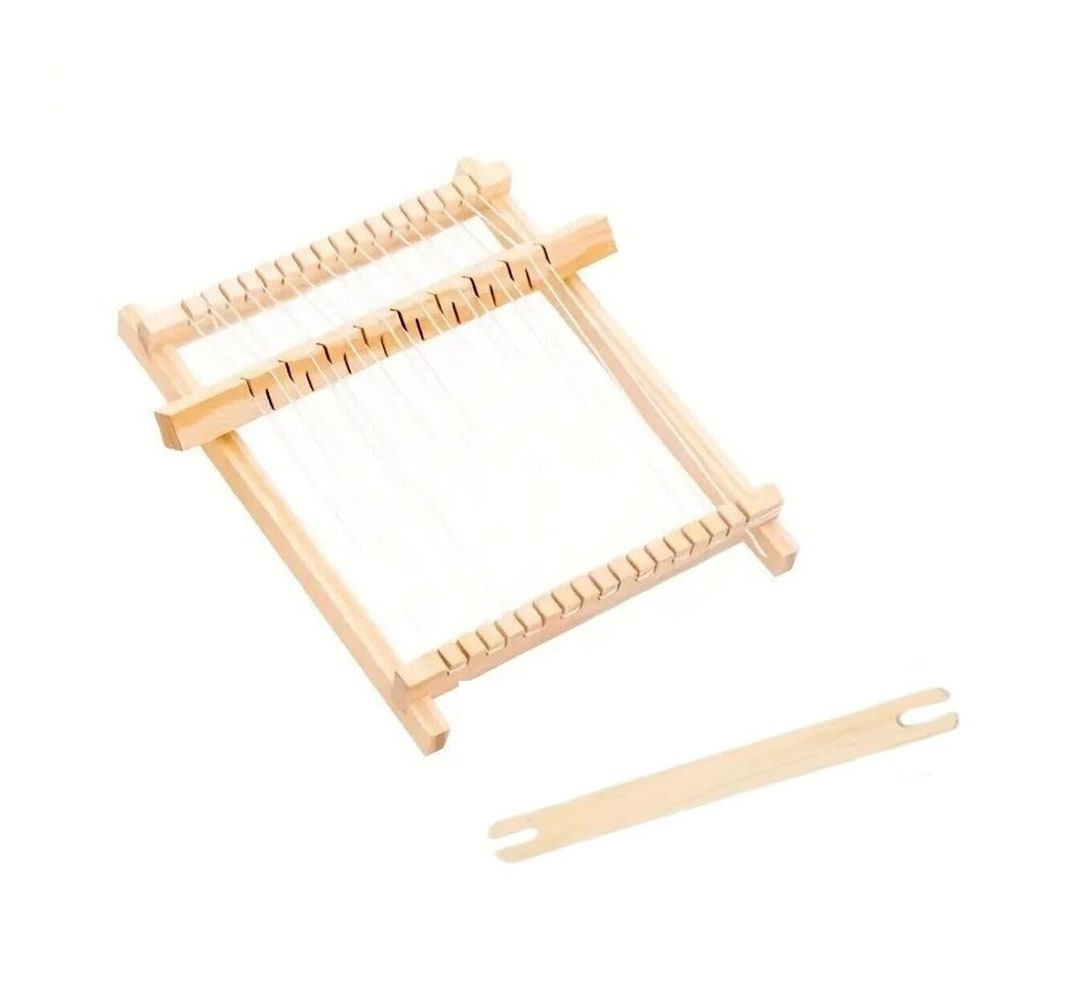 Wood Table Loom, Weaving Loom Kit, Tapestry Weave Loom, Beginners ...