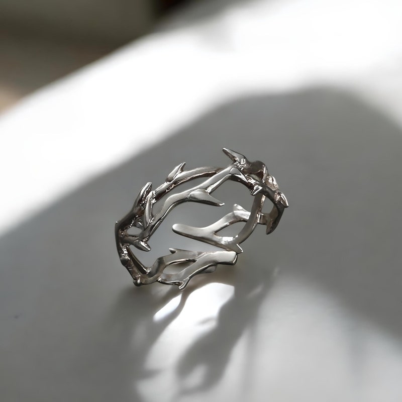 Unique Silver Ring - Etsy