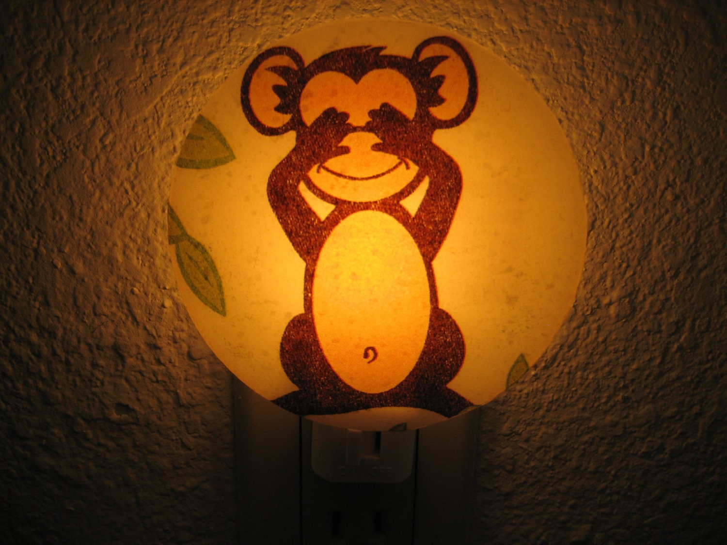 Monkey Night Light 2 Ideal for Entrance,hallway, Bathrom, Bedroom and ...