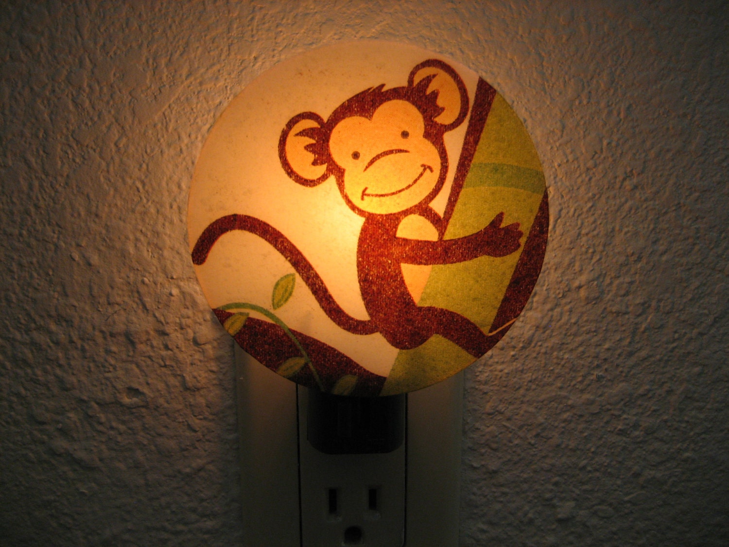 Monkey Night Light 1 Ideal for Entrance, Hallway, Bathroom, Bedroom ...
