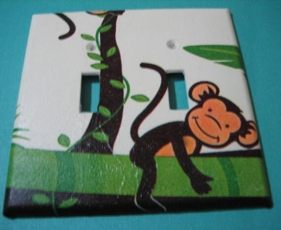 Monkey Switch Plate - Etsy