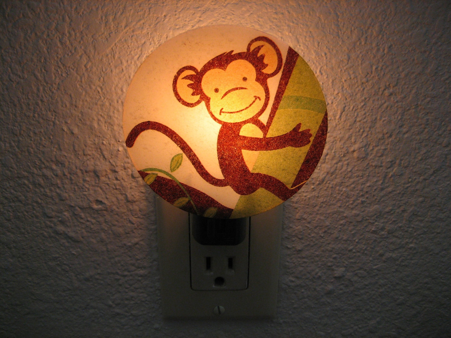Monkey Night Light 1 Ideal for Entrance, Hallway, Bathroom, Bedroom ...