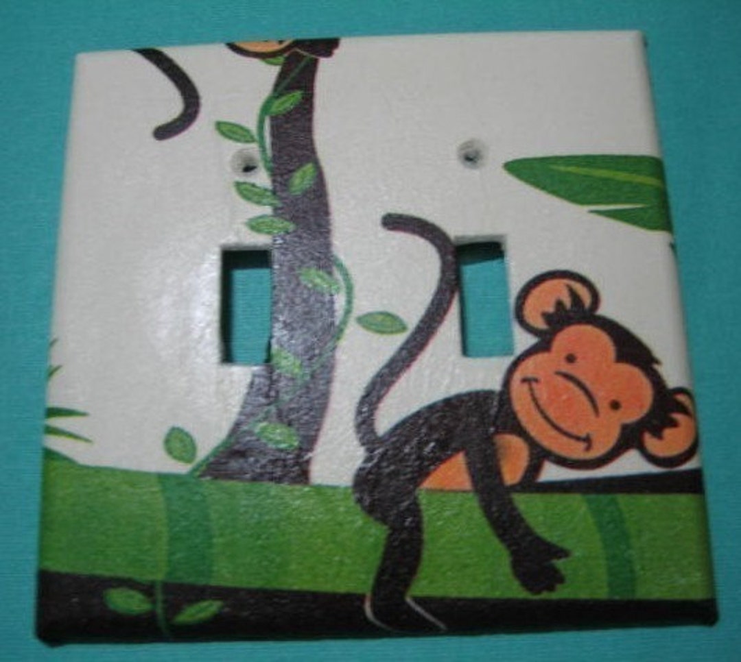 Monkey Switch Plate - Etsy
