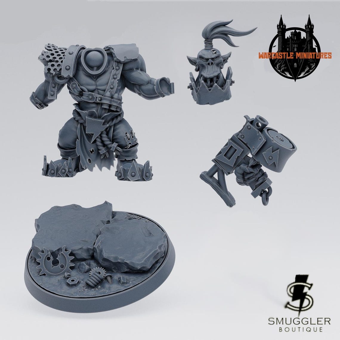 Krakkjaw - Orc Ork Miniature - Ork Warboss - Perfect for Dnd and ...
