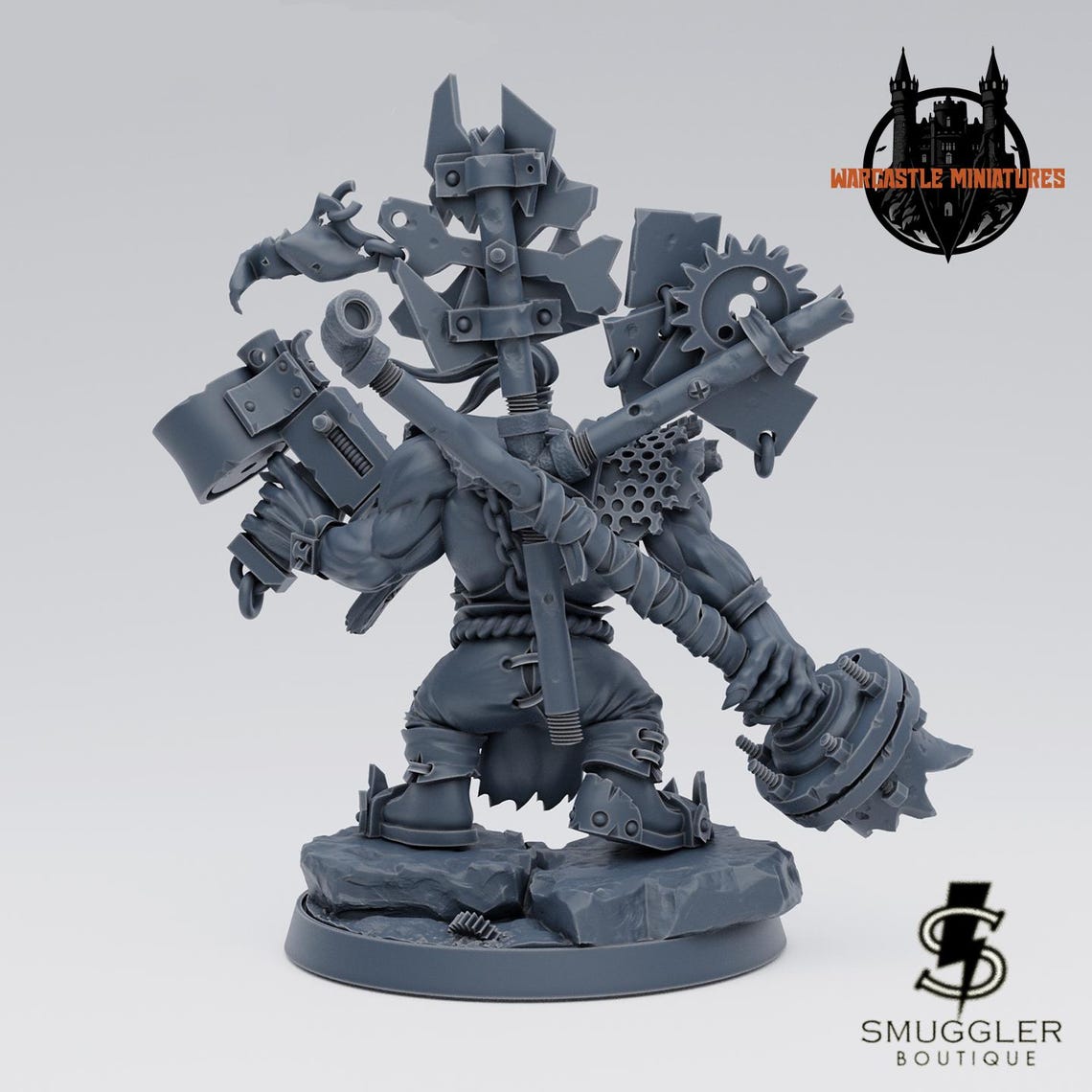 Krakkjaw - Orc Ork Miniature - Ork Warboss - Perfect for Dnd and ...