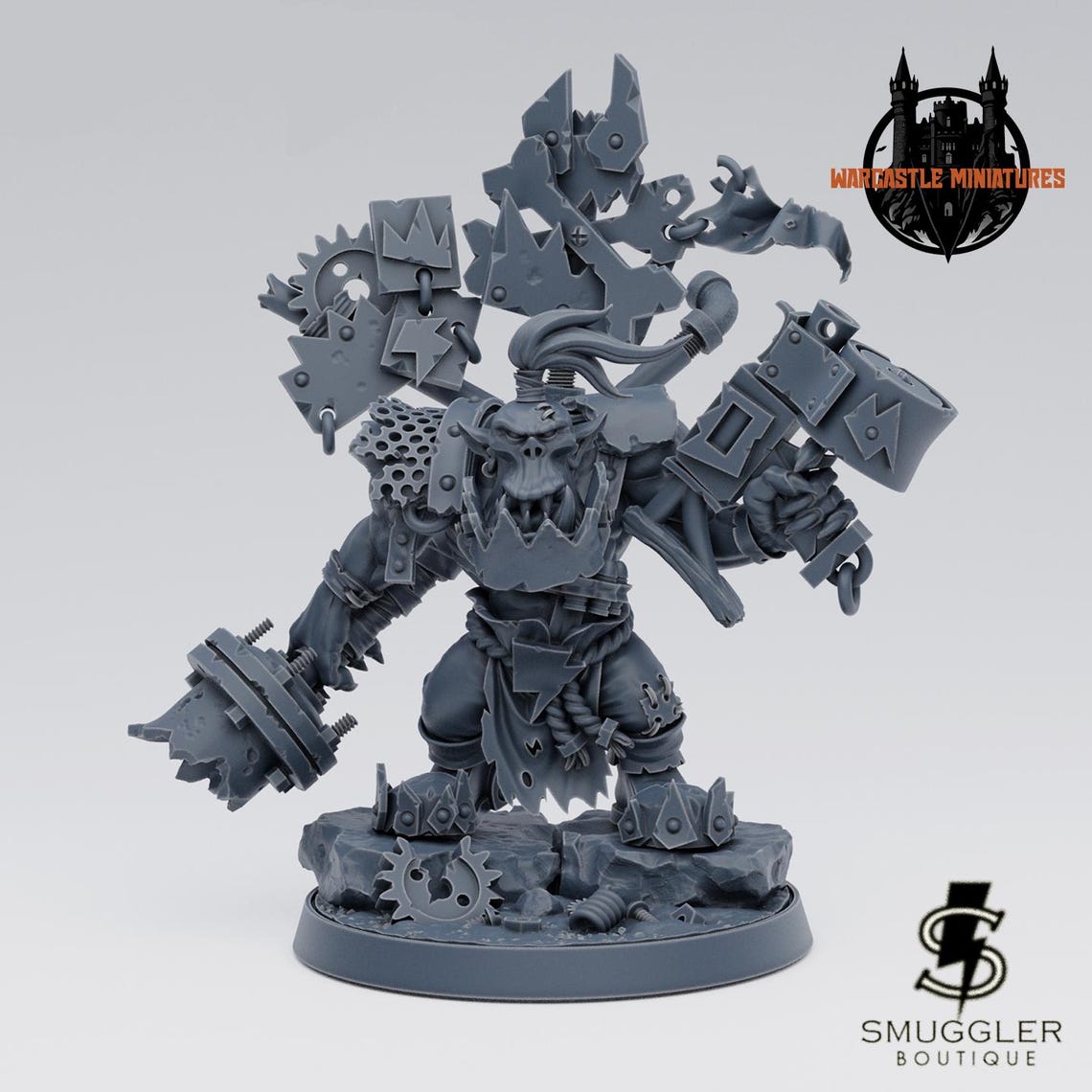 Krakkjaw - Orc Ork Miniature - Ork Warboss - Perfect for Dnd and ...