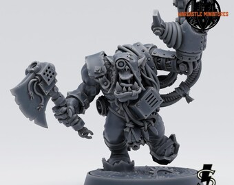 Krakkjaw - Orc Ork Miniature - Ork Warboss - Perfect for Dnd and ...