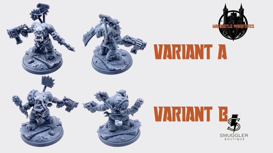 Gutbrakah Orc Ork Miniature Perfect for Dnd and Wargaming Tabletop ...