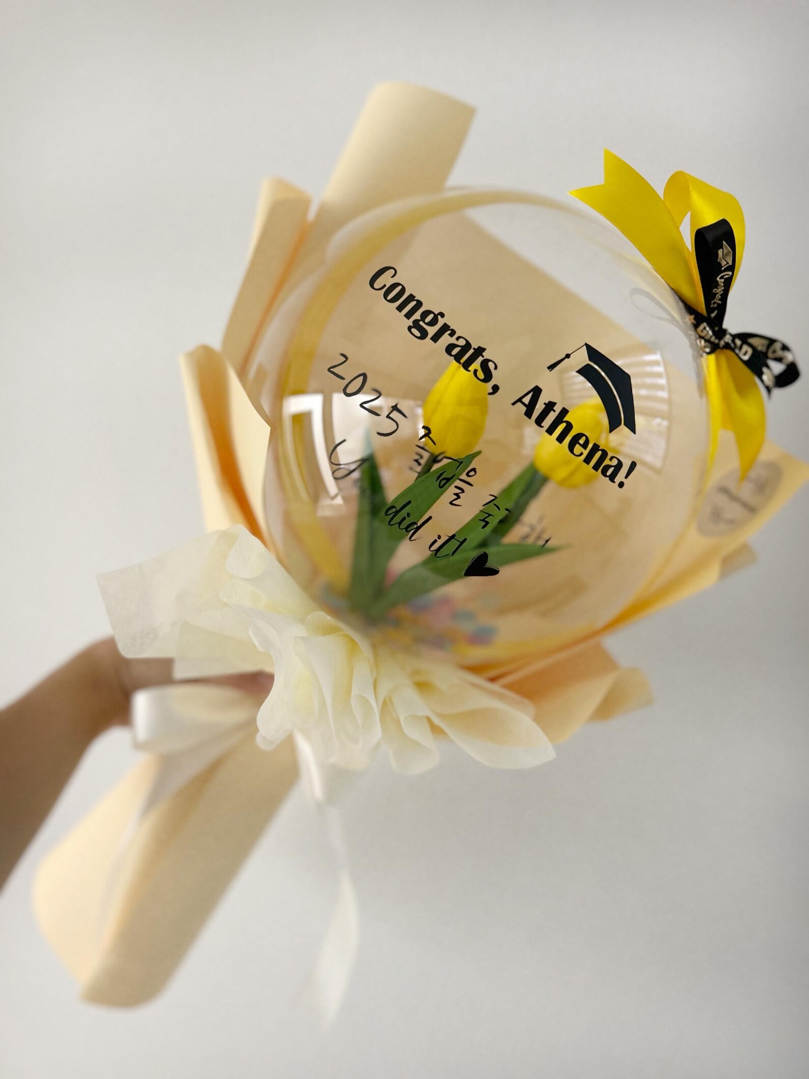 Tulip Flower Balloon, Flower Balloon Bouquet, Birthday Gift, Graduation ...