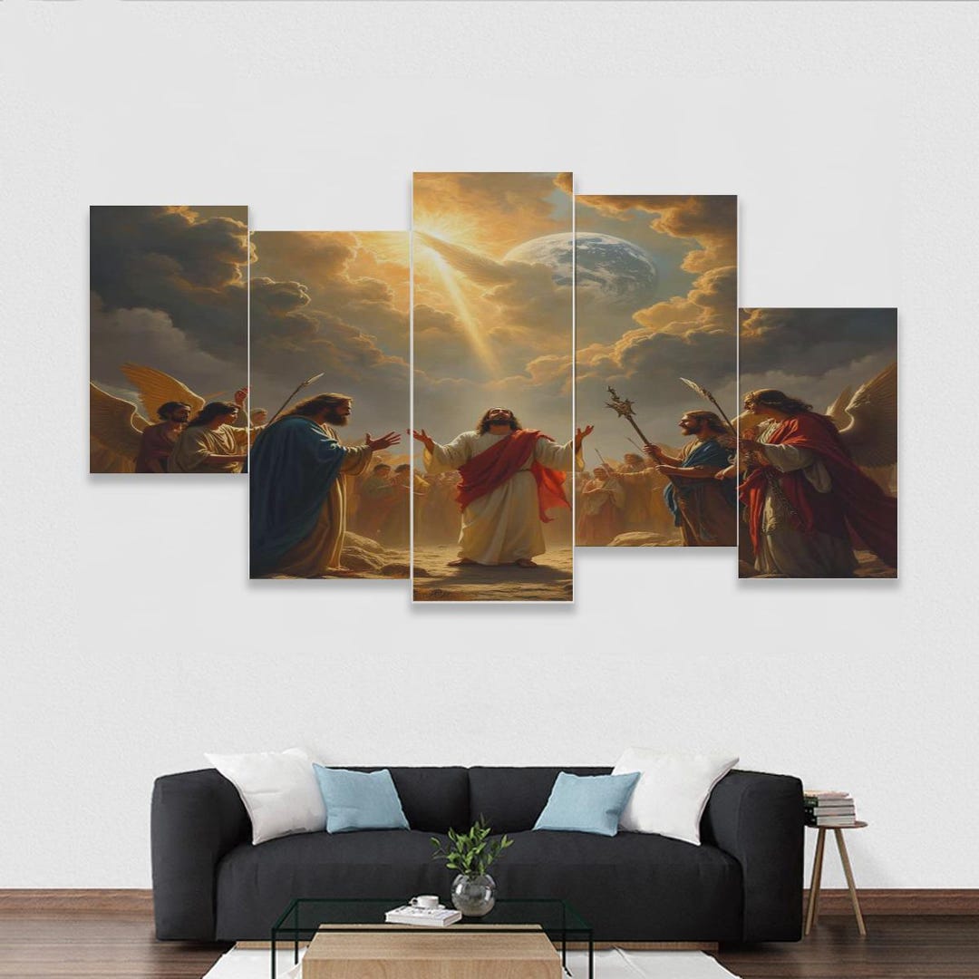 Limited Edition Biblical Five-piece Framed Murals Limited to 50 . the ...