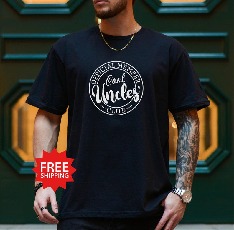 Cool Uncle Club T-shirt, Funny Family Tee Gift - Etsy