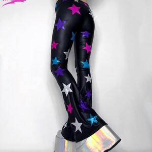 Metal Threads Get It on Custom Star Pants Made to Order Black Faux ...