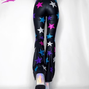 Metal Threads Get It on Custom Star Pants Made to Order Black Faux ...