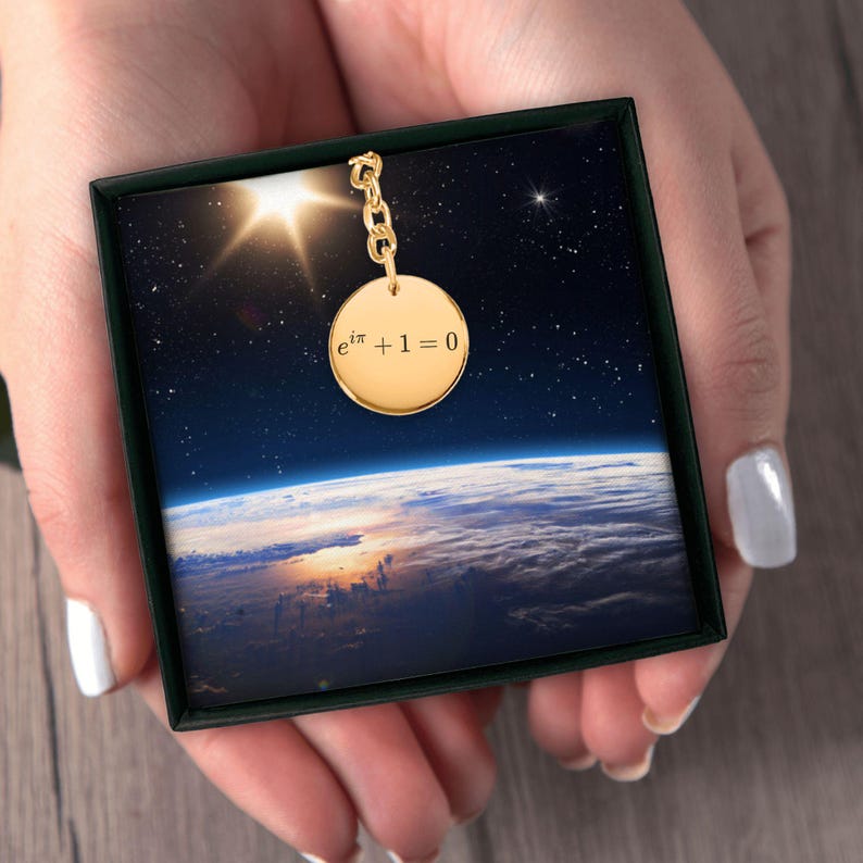 Euler's Identity Equation Keychain: Geeky Math Gift - Etsy
